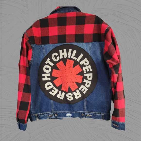 Jackets & Coats | Red Hot Chili Peppers Denim Jacket | Poshmark